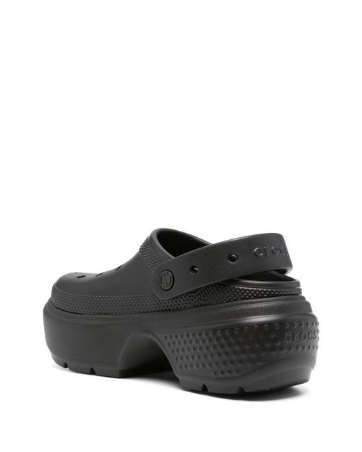 Crocs™ Stomp Clog Platform in Black | Lyst