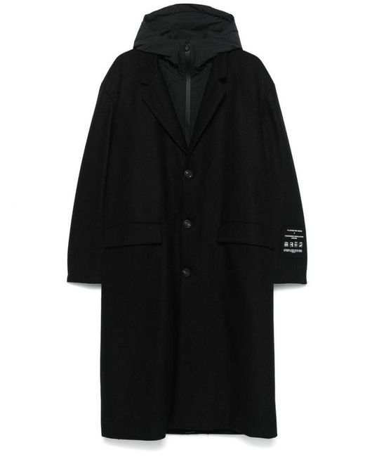 Paltò Long Ascanio Coat in Black for Men | Lyst