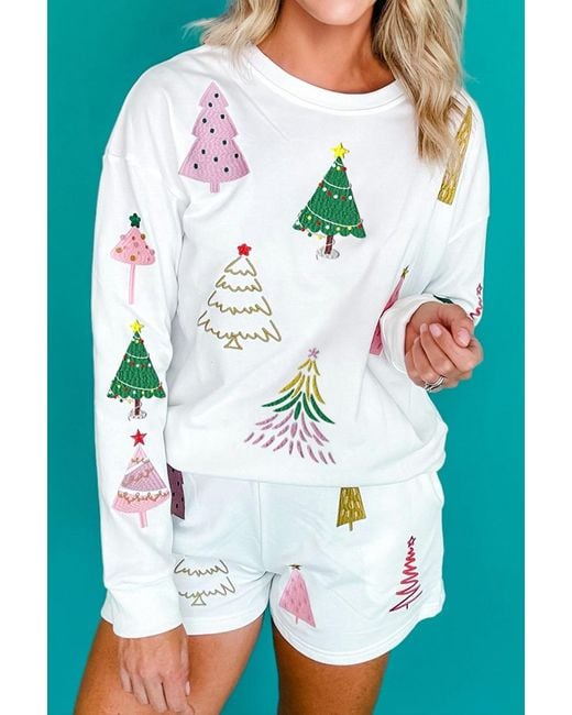 Azura Exchange Christmas Tree Lounge Set in Blue | Lyst UK