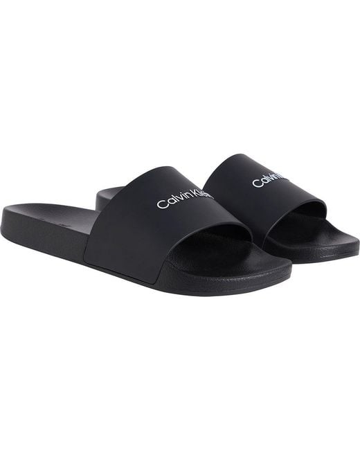 Calvin Klein Hm0hm00455 Slides in Black for Men | Lyst