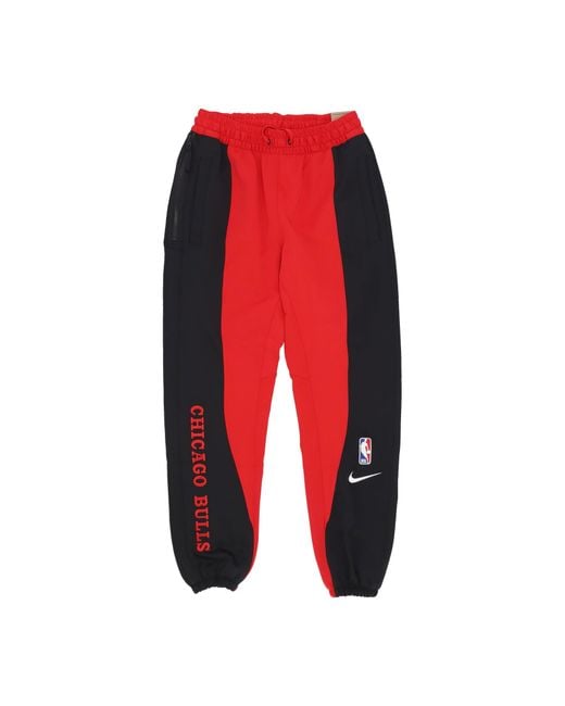 Nike Tracksuit Pants Nba Showtime Dri-Fit Pant Chibul University in Red ...