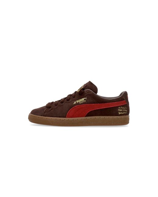 PUMA Suede B X Staple Low Shoe in Brown for Men | Lyst