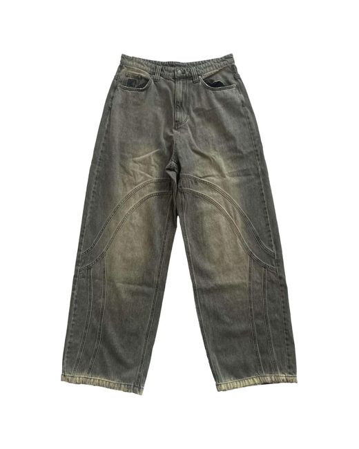Karlkani Jeans Og Washed Wavy Seams in Gray for Men | Lyst