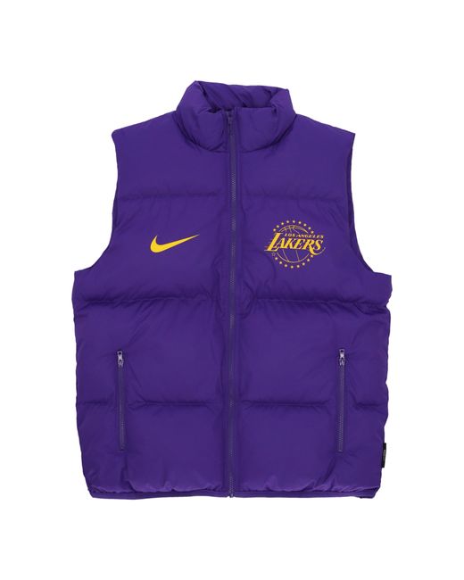 Nike Down Jacket Nba City Edition Puffer Vest Loslak in Purple for Men ...
