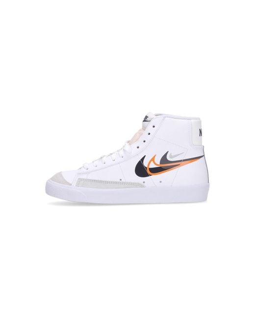 Nike Blazer Mid 77 High Shoe in White for Men | Lyst