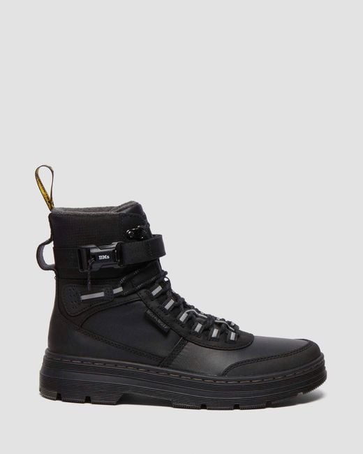 Dr. Martens Combs Tech Nylon Winter Boots in Black | Lyst