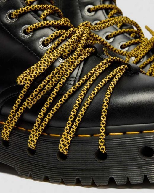 Dr. Martens Jadon Xl Leather Platform Boots in Black for Men | Lyst UK