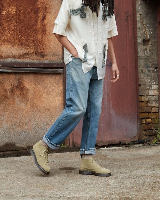 Dr. Martens Church Desert Oasis Suede Monkey Boots in Natural for Men ...