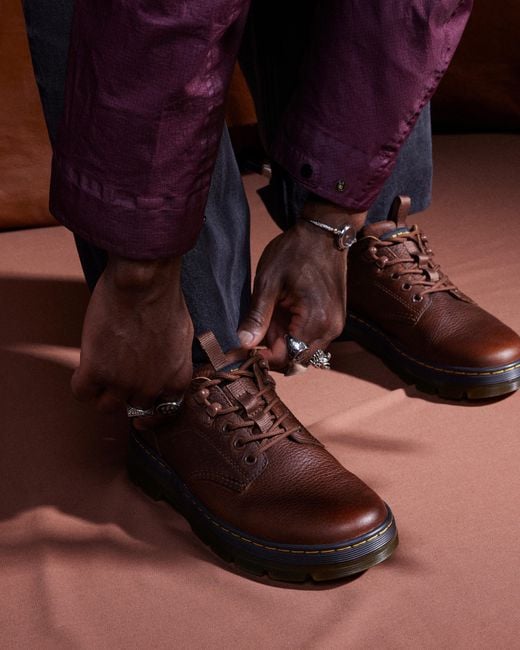 Dr. Martens Reeder Ambassador Leather Shoes in Brown | Lyst