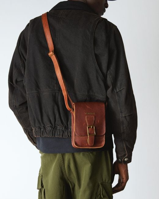 Dr. Martens Ambassador Leather Reporter Bag in Brown | Lyst