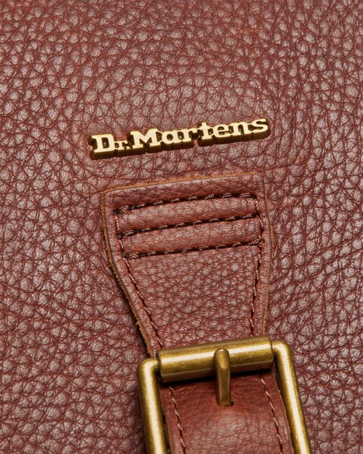 Dr. Martens Ambassador Leather Reporter Bag in Brown | Lyst