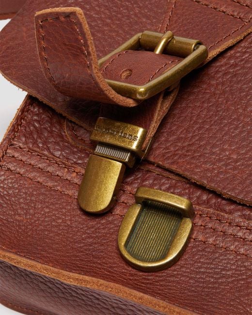 Dr. Martens Ambassador Leather Reporter Bag in Brown | Lyst