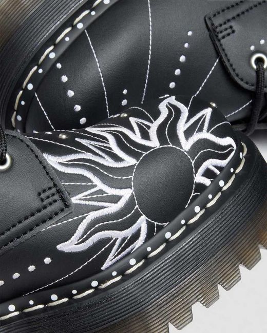 Dr. Martens Jadon Hi Solar Flare Reclaimed Leather Platform Boots in ...