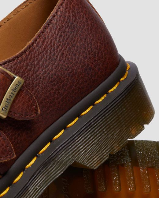 Dr. Martens 8065 Ambassador Mary Jane Shoes in Brown | Lyst
