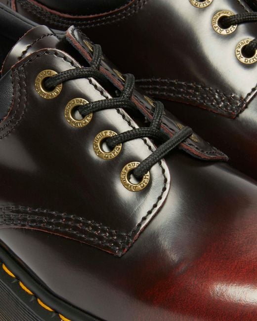 Dr. Martens 8053 Quad Arcadia Leather Platform Shoes in Black | Lyst