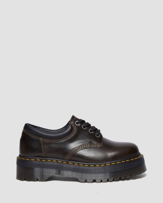 Dr. Martens 8053 Quad Orleans Platform Shoes in Black | Lyst