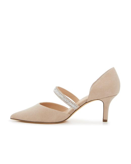 Nina Buffy Pump in White | Lyst
