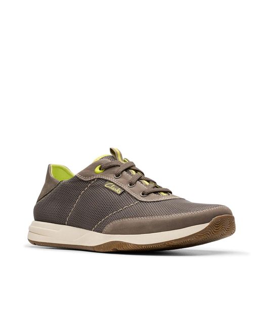 Clarks Wide Width Sailview Sport Sneaker in Brown for Men | Lyst