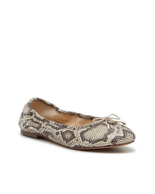 Sam Edelman Felicia Ballet Flat in Brown | Lyst