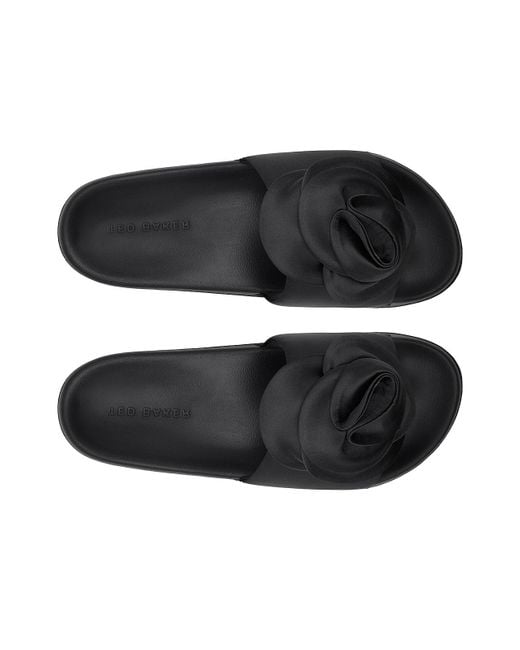 Ted Baker Ally Rose Sandal in Black | Lyst