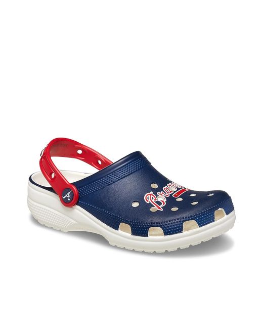 Crocs™ Mlb Atlanta Braves Classic Clog in Blue for Men | Lyst