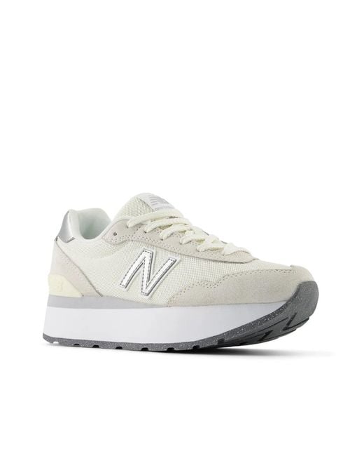 New Balance 515H Platform Sneaker in White | Lyst