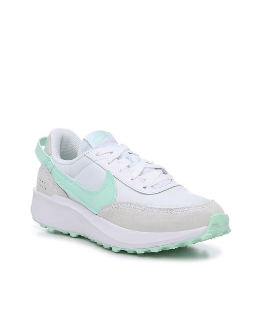 Nike Waffle Debut Running Shoe in White | Lyst