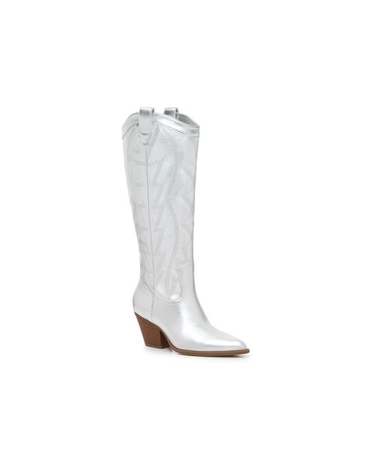 Mix No 6 Leeah Cowboy Boot in Black | Lyst