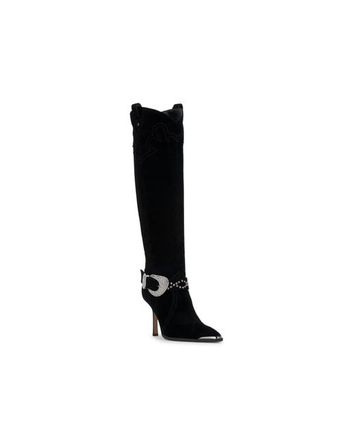 Jessica Simpson Kenzin Western Boot in Black | Lyst