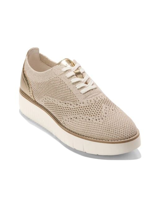 Cole Haan Grand City Stitchlite Oxford in White | Lyst