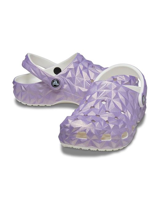 Crocs™ Classic Iridescent Geometric Clog in Purple | Lyst