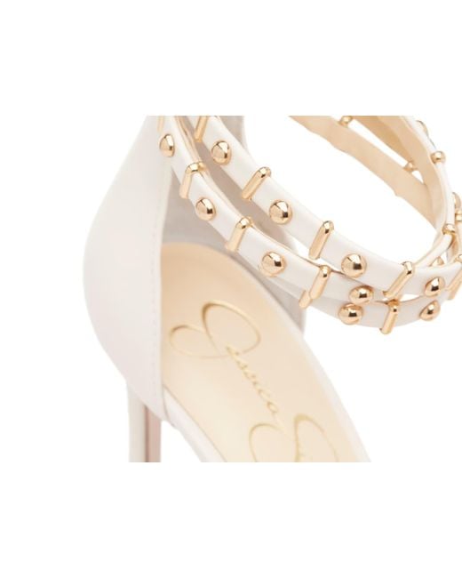 Jessica Simpson Stanika Pump in White | Lyst