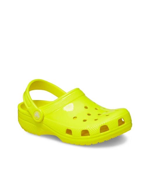 Crocs™ Classic Neon Highlighter Clog in Yellow | Lyst