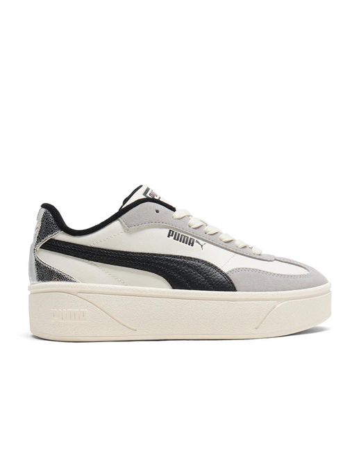 PUMA Club Ii Era Shine Platform Sneaker in Black | Lyst