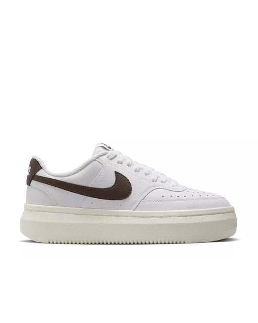 Nike Court Vision Alta Sneaker in White | Lyst