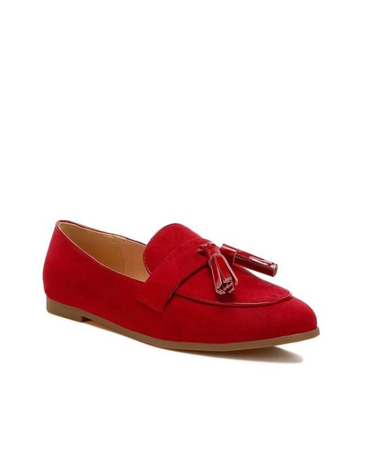 Rag & Co Folklore Loafer in Red | Lyst