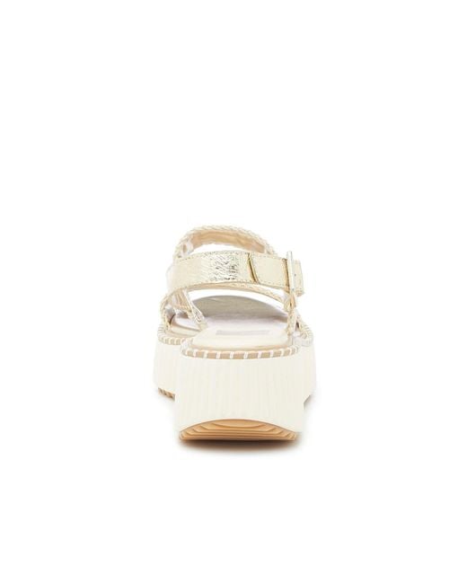 Dolce Vita Drake Platform Sandal in White | Lyst