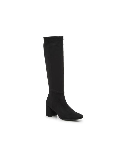 Anne Klein Wide Width Lacey Wide Calf Boot in Black | Lyst