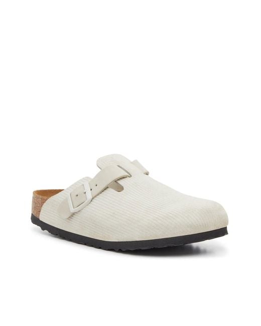 Birkenstock Boston Cord Clog in White | Lyst