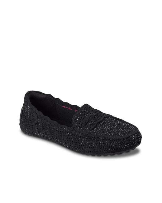 Skechers Cleo Driver Regal Cutie Loafer in Black | Lyst