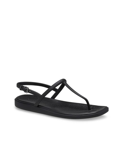 Crocs™ Miami Sandal in Black | Lyst