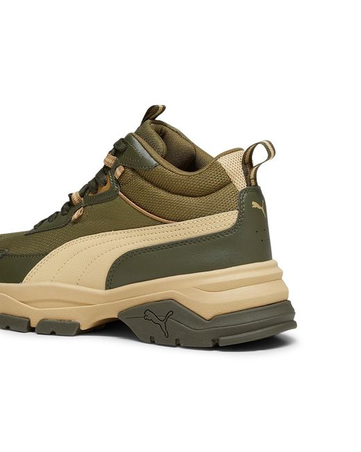 Puma Cassia Via Mid Sneaker In Green Lyst