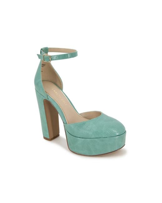 Kenneth Cole Tatum Platform Pump in Green | Lyst