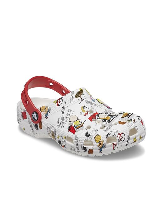 Crocs™ Classic Peanuts Clog in White | Lyst