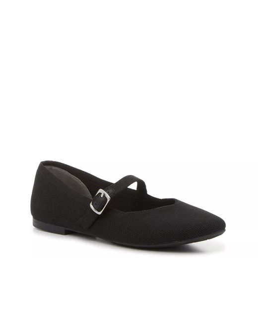 Kelly & Katie Sophi Mary Jane Flat in Black | Lyst