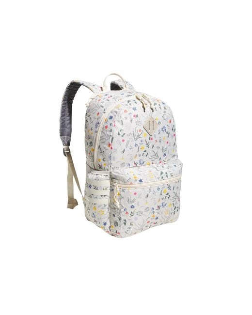 adidas Classic 3S 5 Backpack in White | Lyst