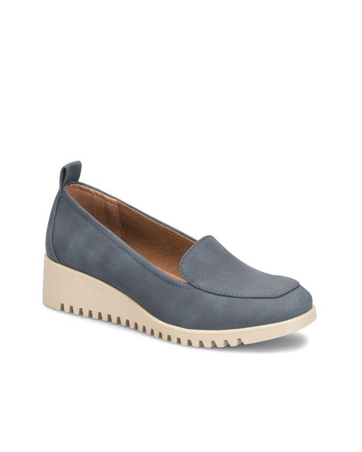 EuroSoft Dawn Wedge Loafer in Blue | Lyst