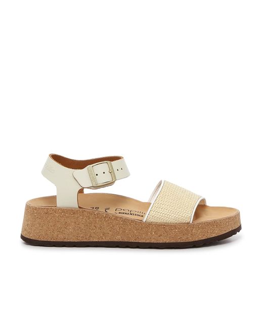 Birkenstock Papillio By Glenda Platform Sandal in Metallic | Lyst