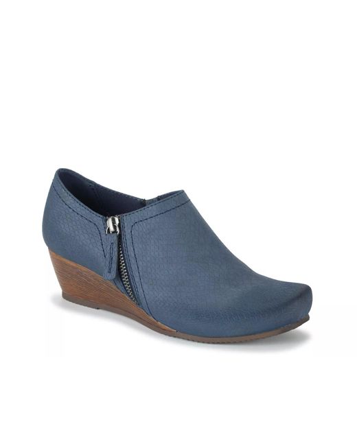 BareTraps Louise Wedge Shootie in Blue | Lyst