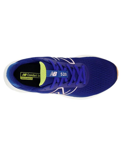 New Balance 520 V8 Running Shoe in Blue | Lyst